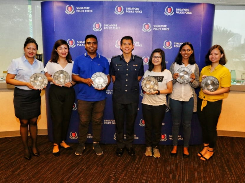 Eight honoured by police for public-spirited acts - TODAY