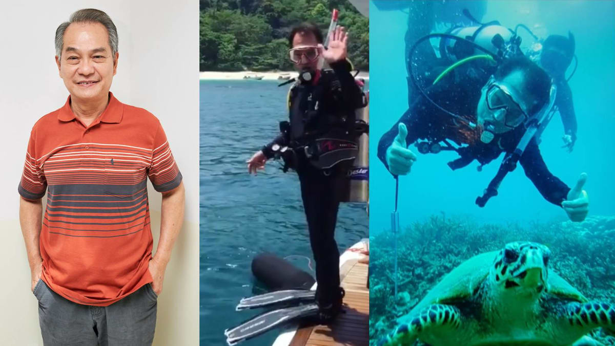 Veteran Ch 8 Actor Richard Low Becomes Certified Scuba Diver At Age 66 ...