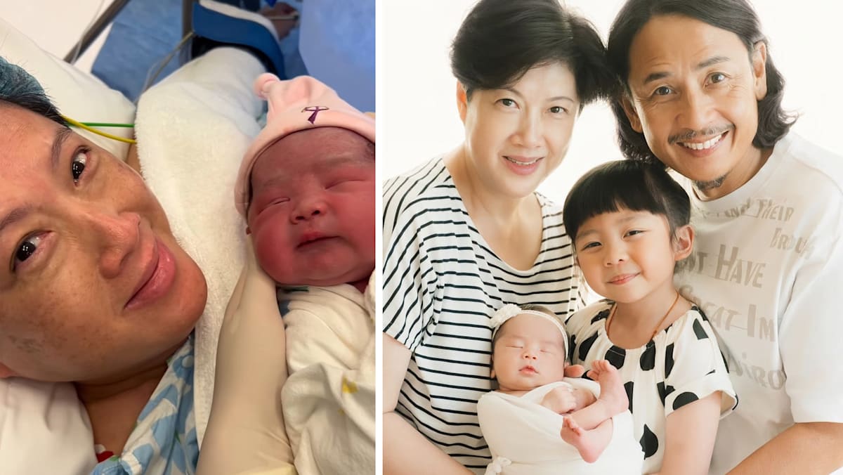 HK Actor Brian Wong & 58-Yr-Old Wife Celebrate Birth Of Baby Girl - 8days