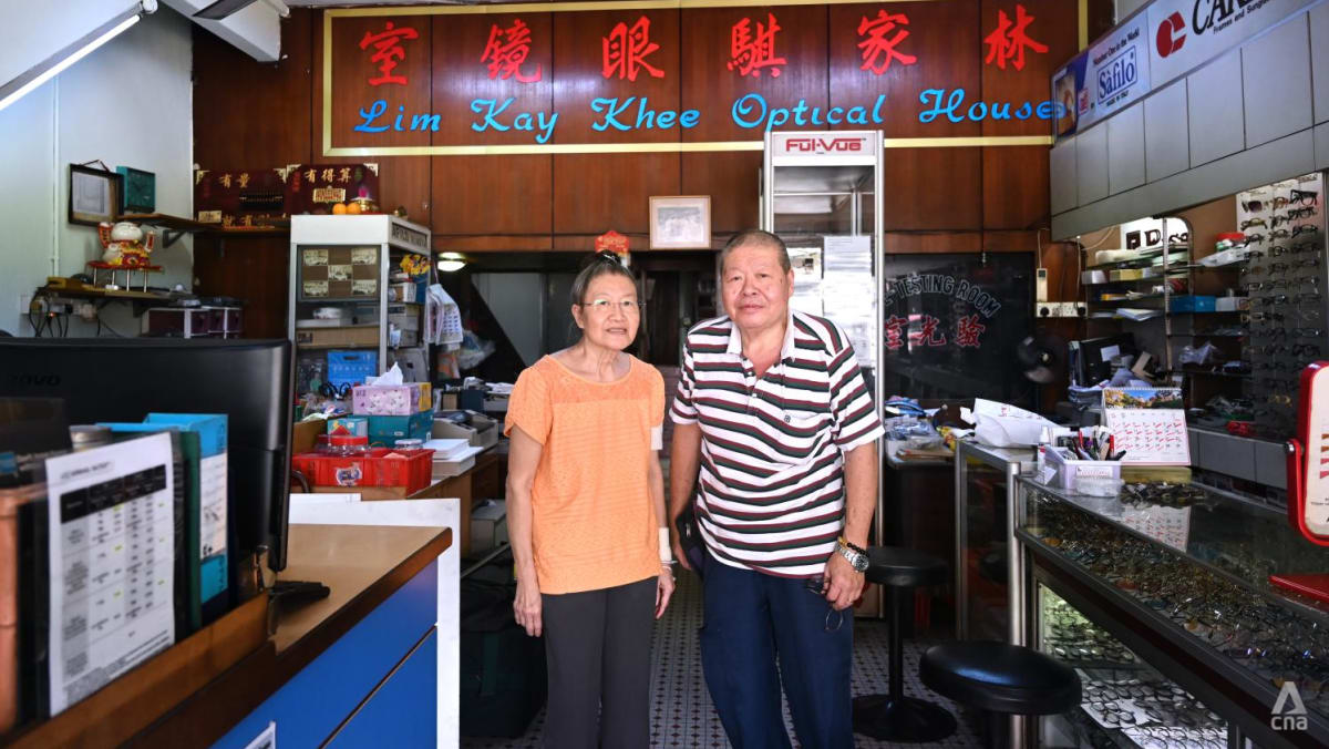 Old-school spectacle shop Lim Kay Khee Optical House at Balestier Road ...