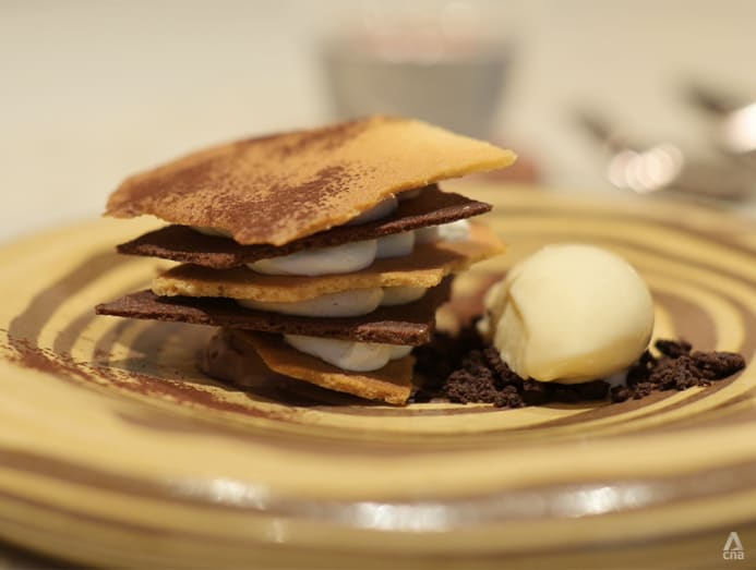 Dessert cafe Ami Patisserie's omakase pastry menu with a secret garden ...