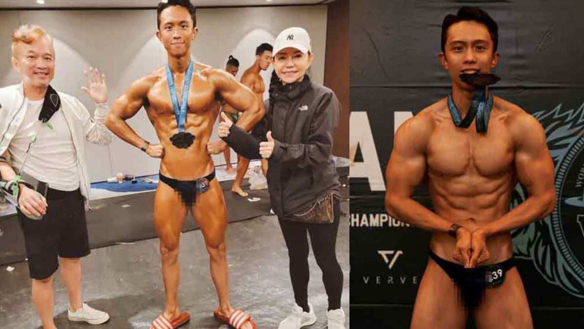 Taiwanese Celeb Couple Di Ying And Sun Peng’s 22-Year-Old Son Wins 4th Place At Bodybuilding ...
