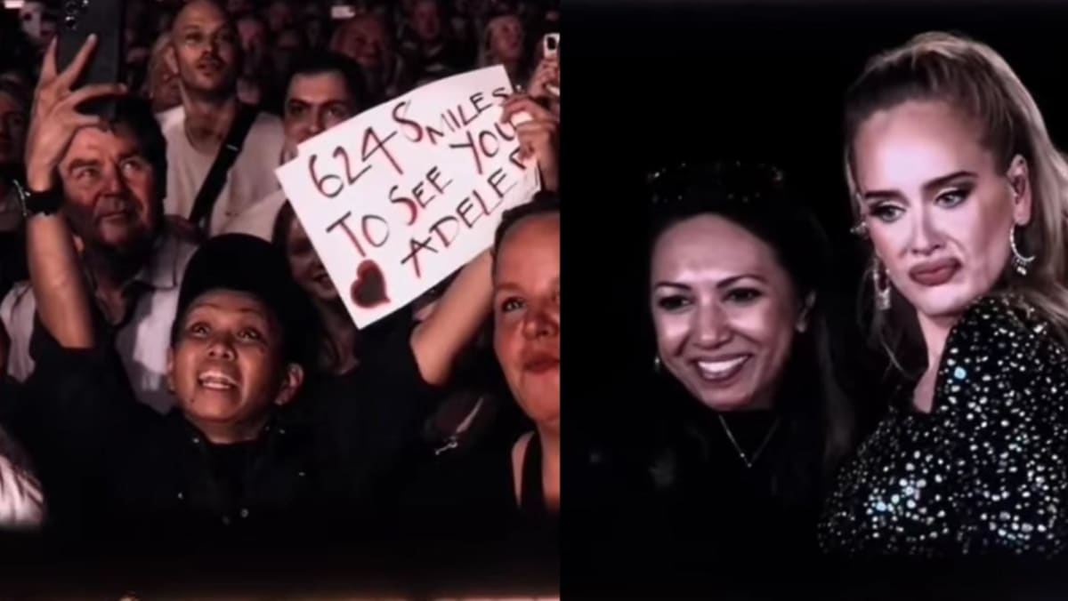 Fan from Singapore invited onstage by Adele during Munich concert - CNA ...