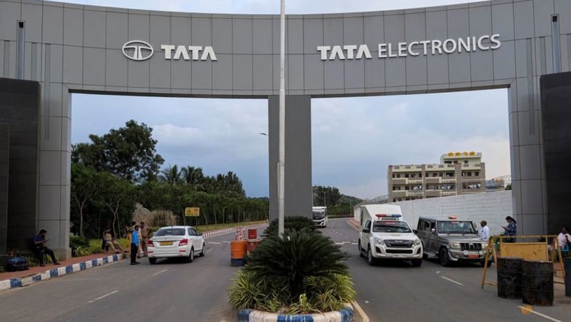 Tata iPhone component plant halts production indefinitely after fire - CNA