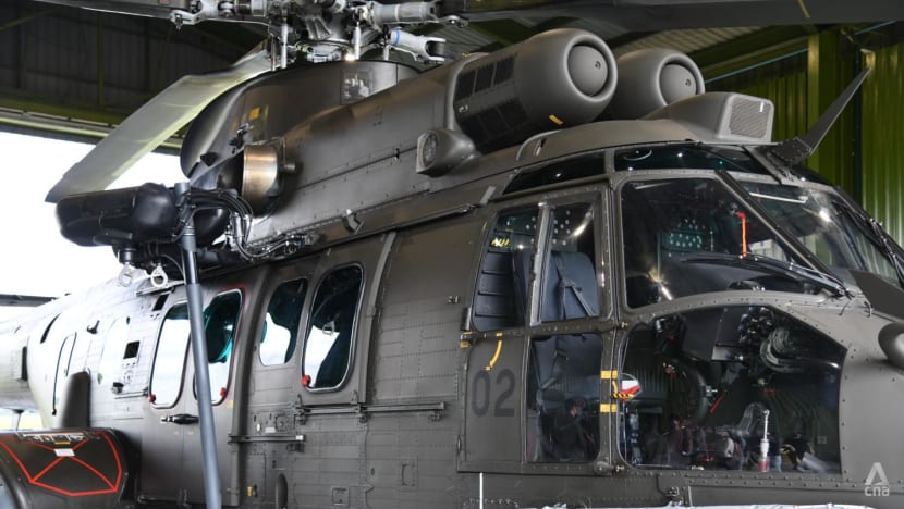 RSAF unveils new H225M helicopter with better range, manoeuvring to replace Super Pumas - CNA