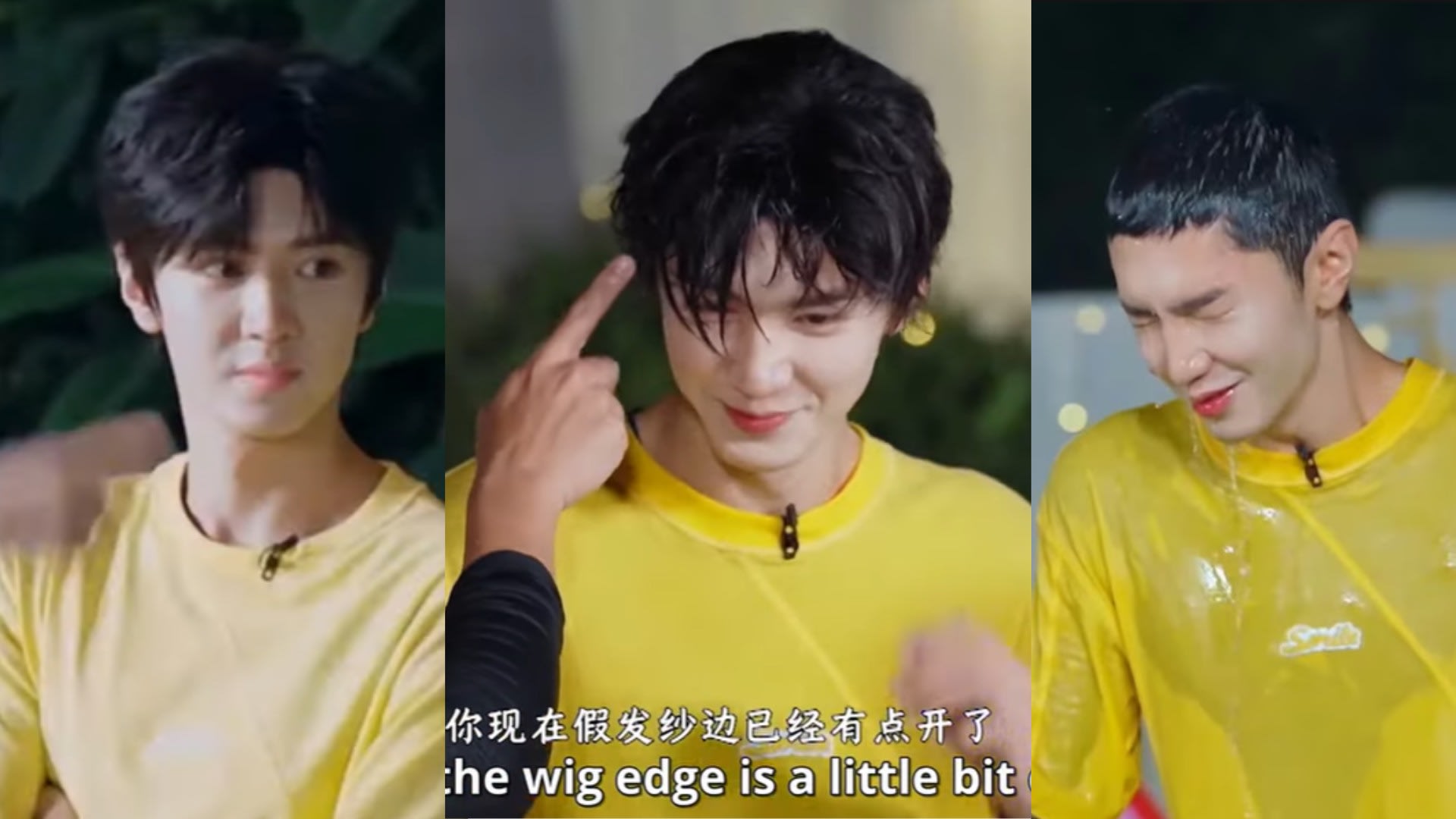 Chinese Actor’s Wig Gets Blasted Off By Water On Variety Show - 8days