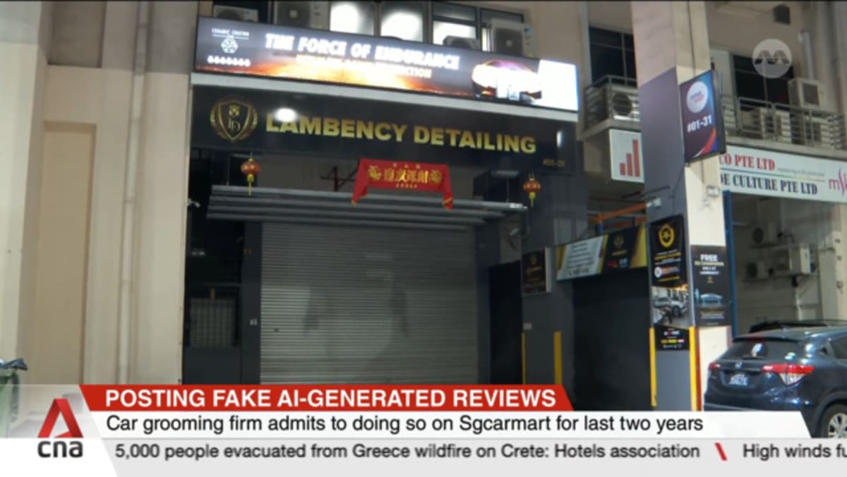 Car grooming firm admits to posting fake 5-star AI-generated reviews on ...