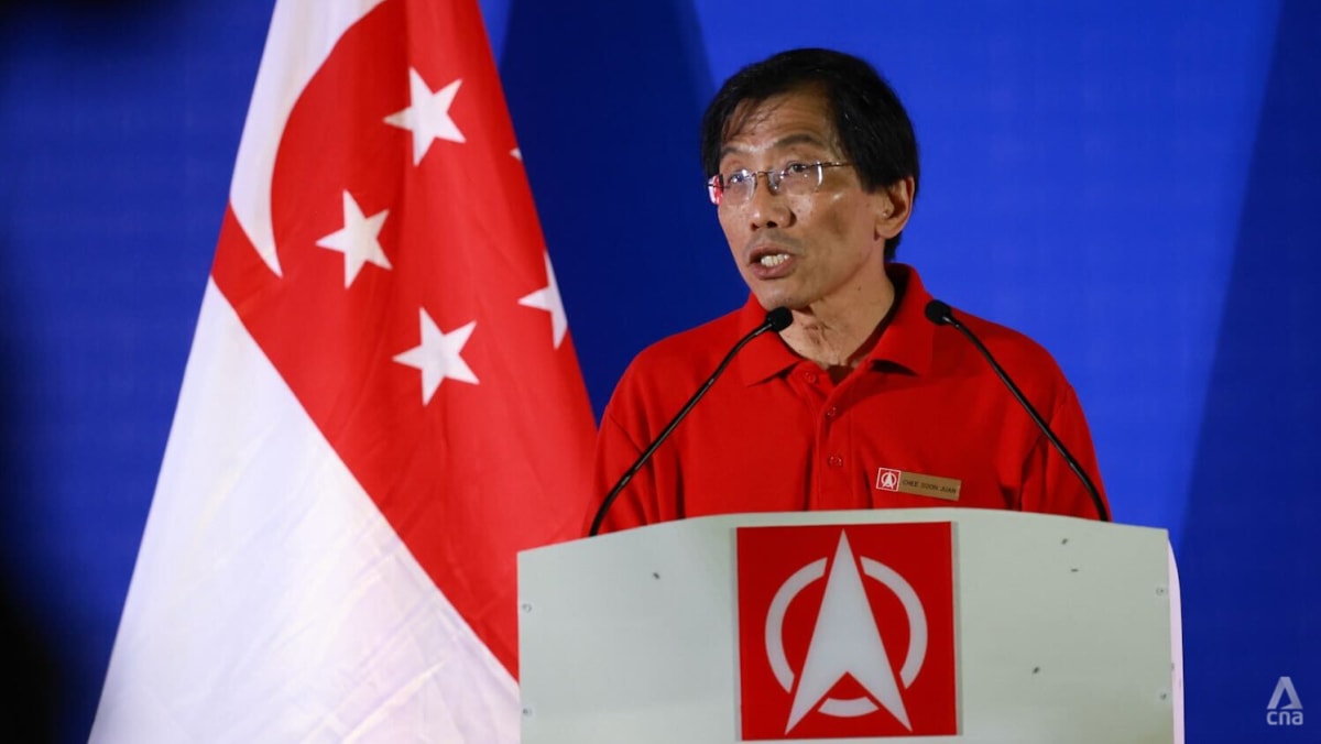 GE2025: SDP rally for Sembawang West SMC at Evergreen Primary School - CNA