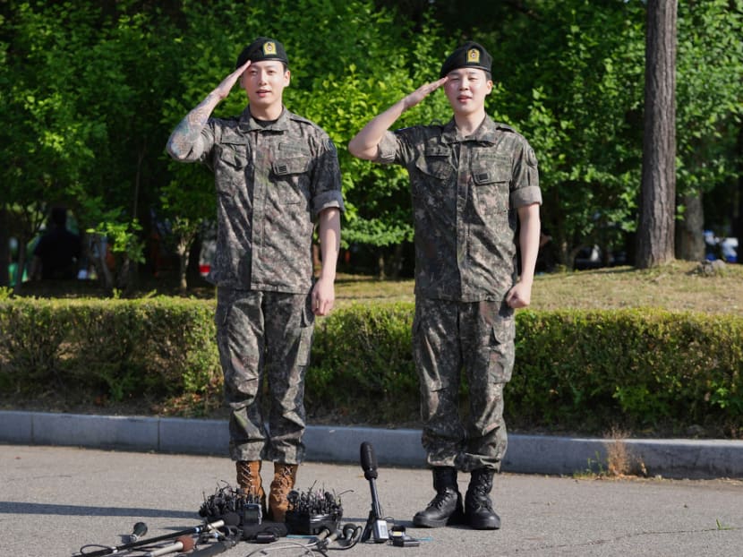 BTS stars Jimin and Jungkook discharged from military service as K-pop group's reunion nears ...