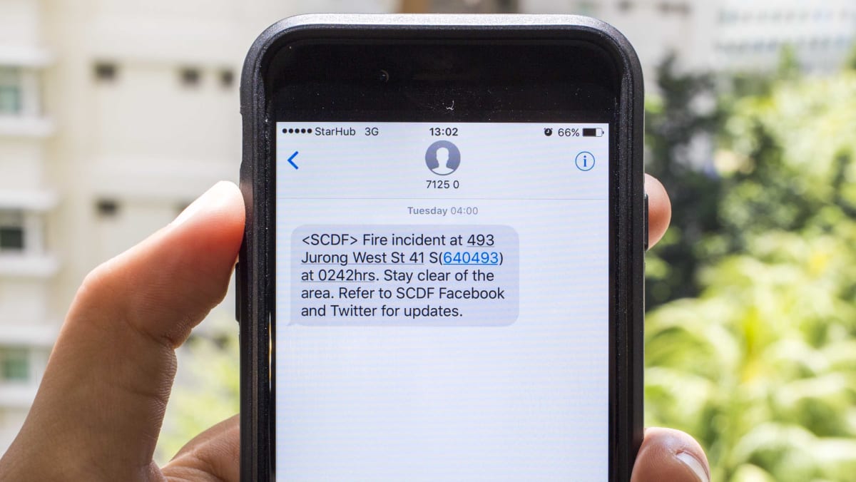 Public to get SMS alerts during major emergencies - TODAY
