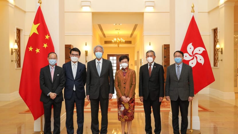 Teo Chee Hean expresses appreciation for outgoing Hong Kong leader ...