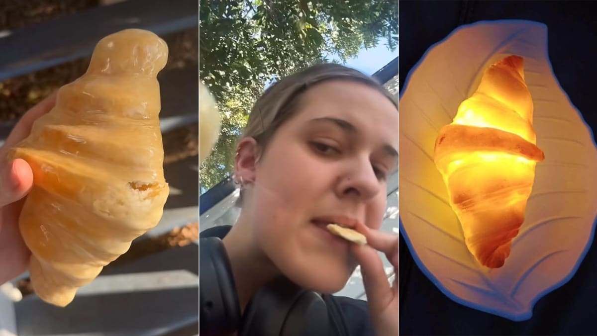 Woman Confirms Her Croissant Lamp Is Actually A Real Croissant After ...