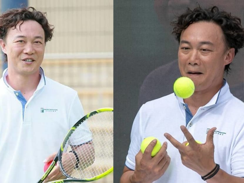 Eason Chan fainted from heatstroke while playing tennis; fractured ...