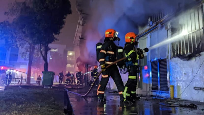 More than 200 people evacuated after fires break out in Tampines and ...