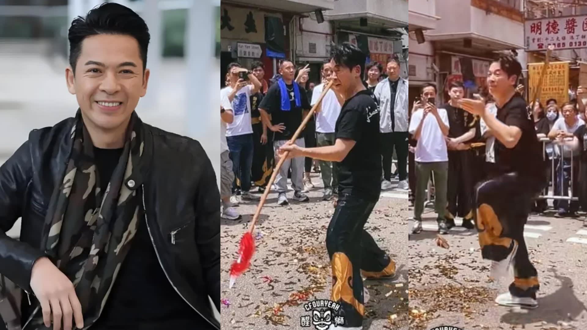 Age-Defying 60-Yr-Old HK Actor Performs Martial Arts On The Street - 8days