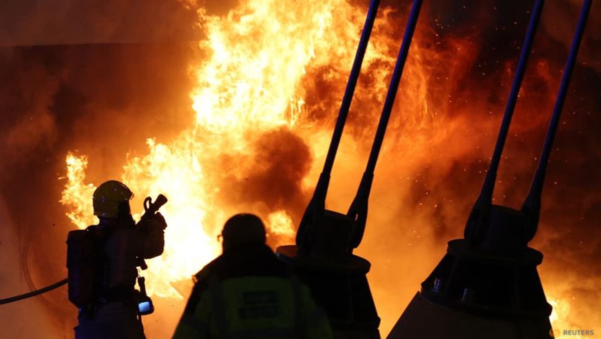 Fire breaks out outside Man City stadium ahead of Champions League game ...