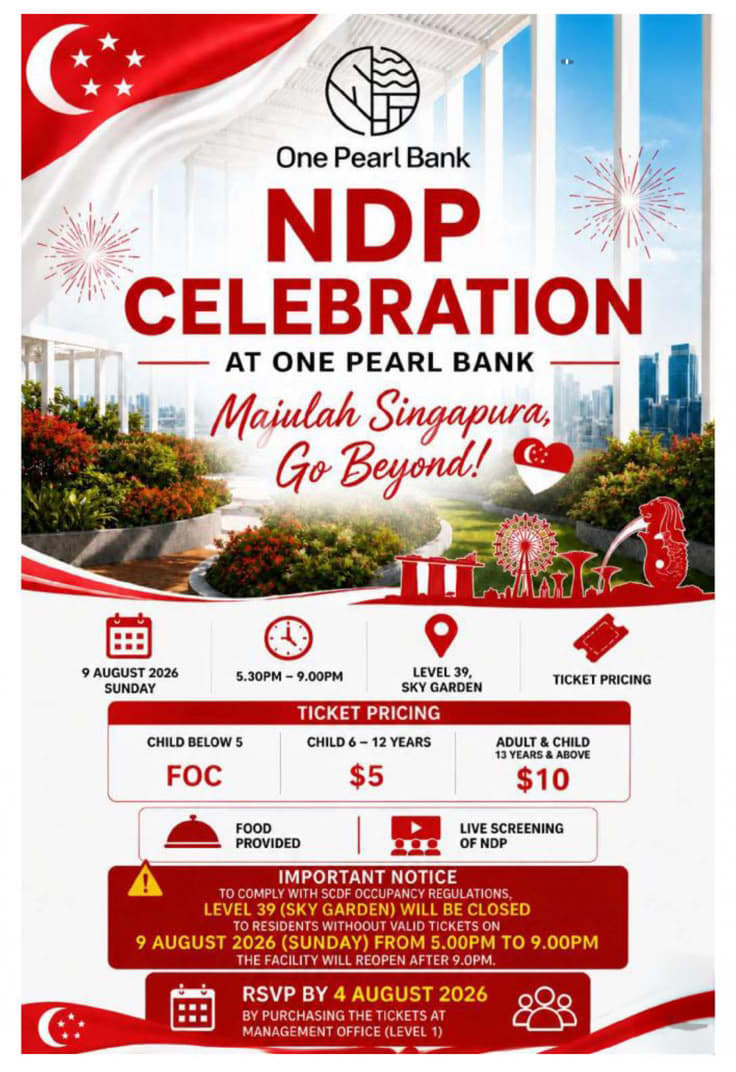One Pearl Bank Residents Had To Pay To Access Sky Garden To Watch NDP ...