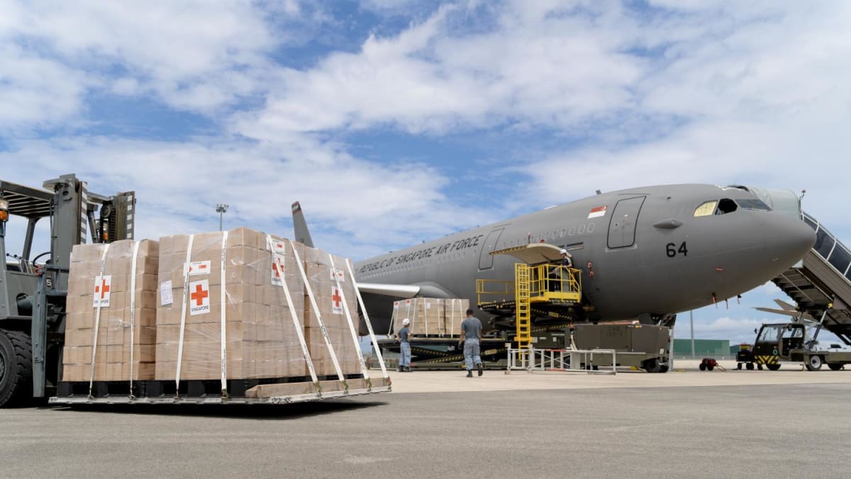 Singapore deploys RSAF aircraft to deliver urgent humanitarian aid for ...