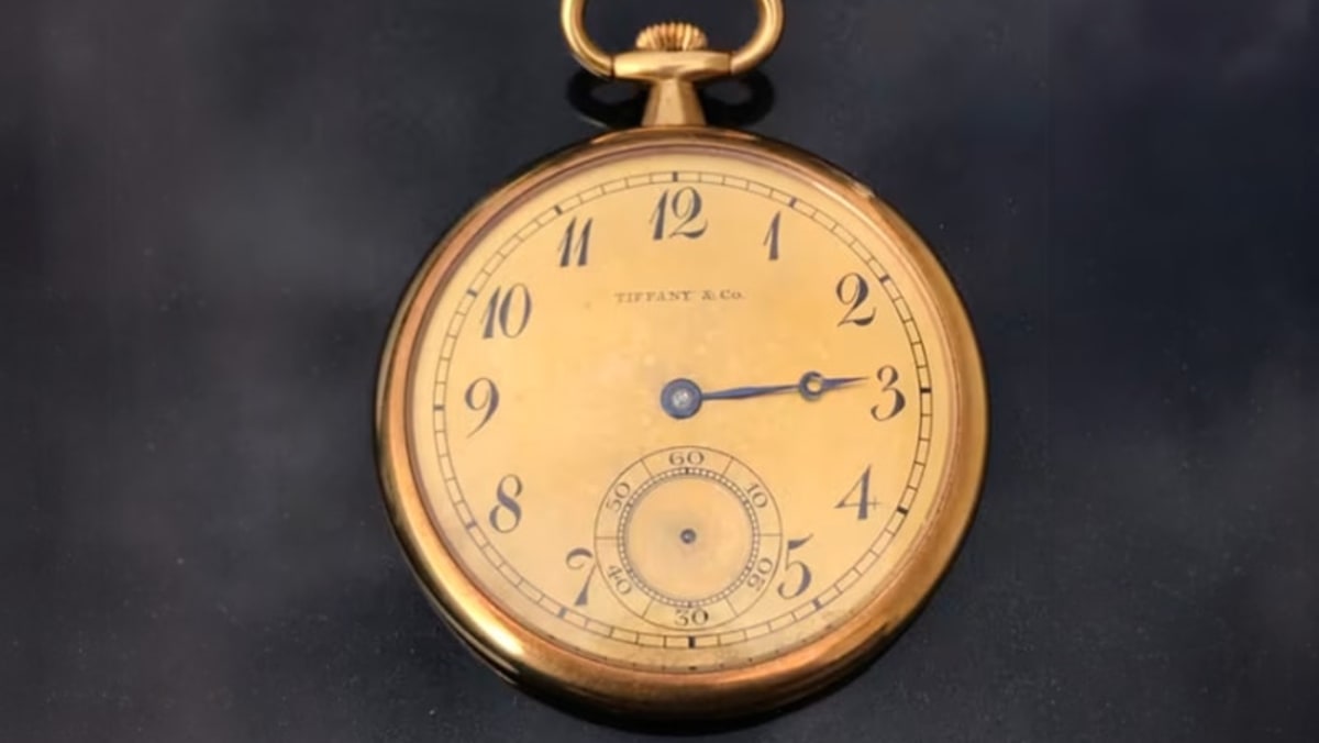 Tiffany & Co revealed as buyer of Titanic gold pocket watch sold for US ...