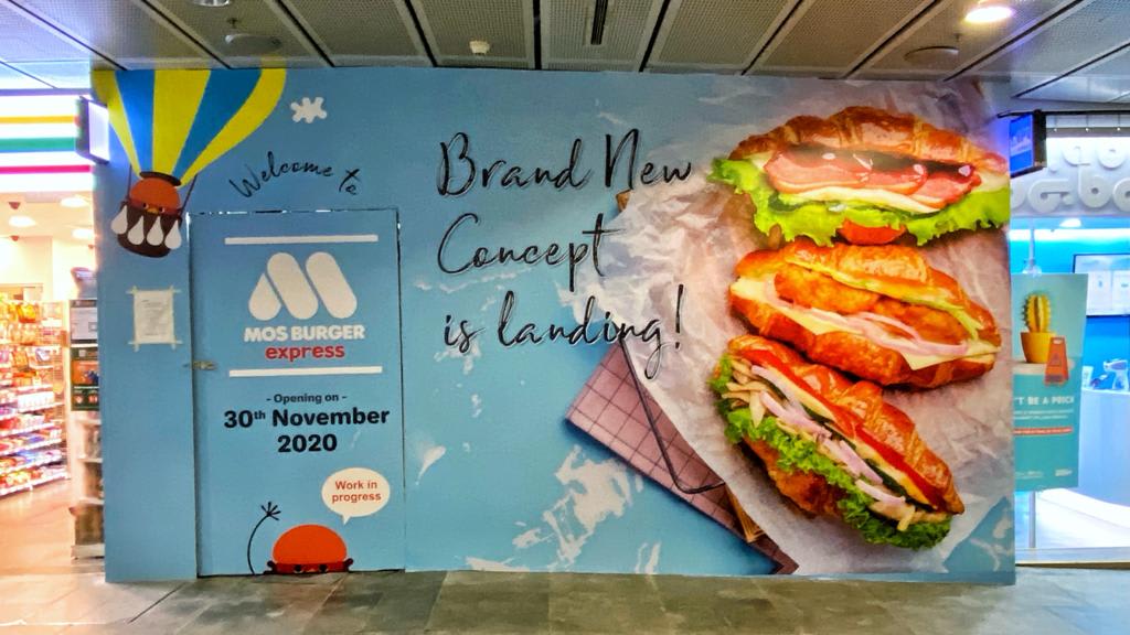Mos Burger S'pore Opening Express Outlet With Croissant Sandwiches - 8days