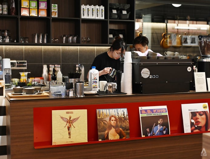 We checked out Swee Lee Clarke Quay: Vinyl listening stations, cafe ...