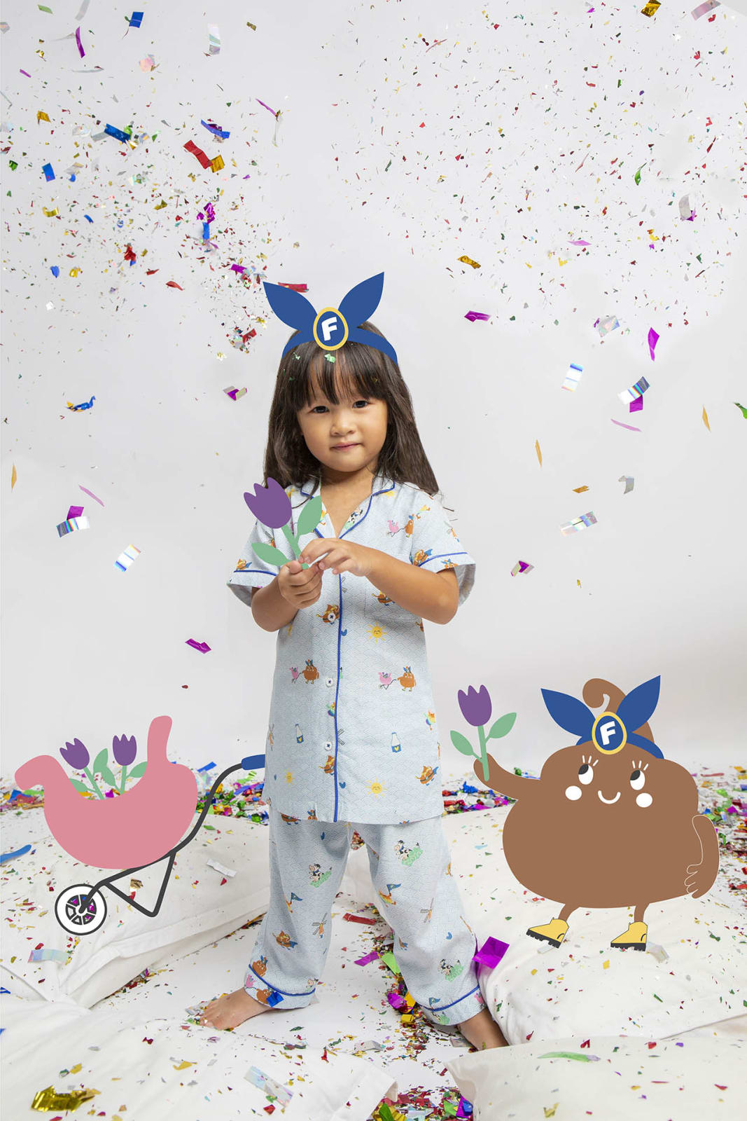 New Limited Edition Kids Sleepwear With Cute Poop Prints, Designed To ...