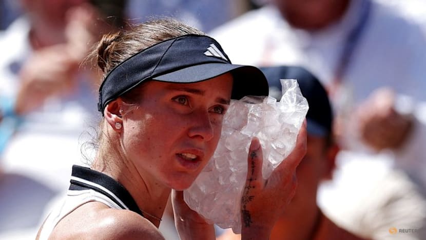 Scorching heat, faster courts test players at French Open - CNA