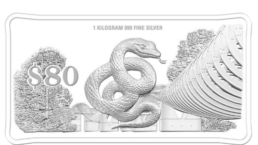 MAS unveils 2025 Year of the Snake coins featuring Henderson Waves - CNA