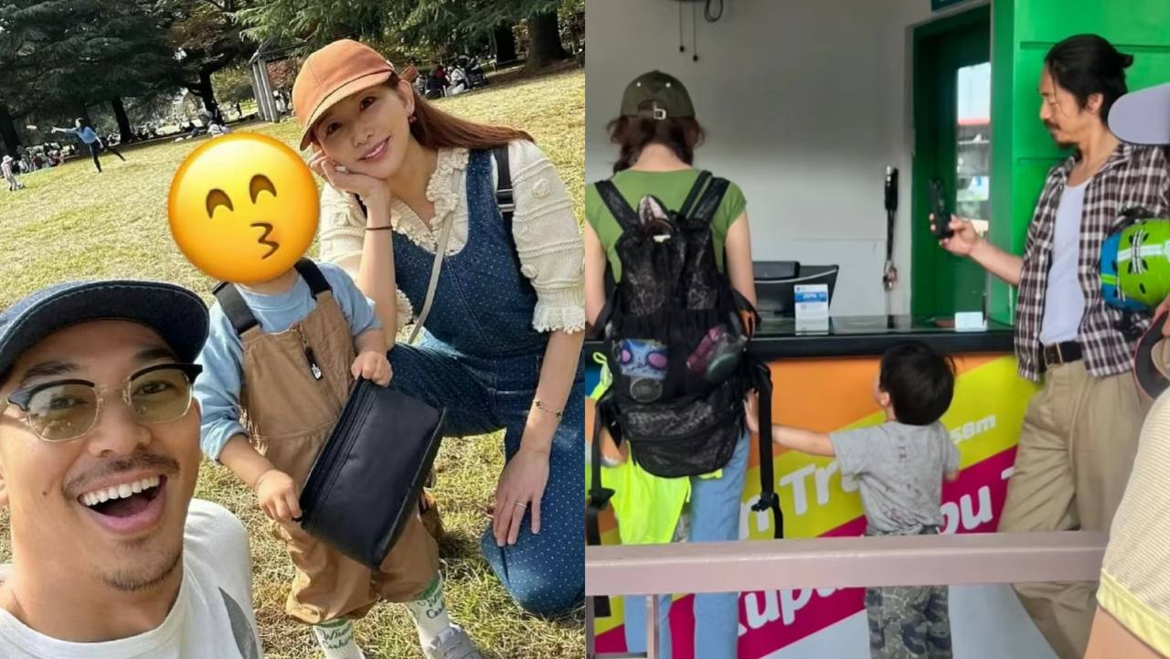 Lin Chiling Queues For Skyline Luge At Sentosa With Husband & 3-Yr-Old ...