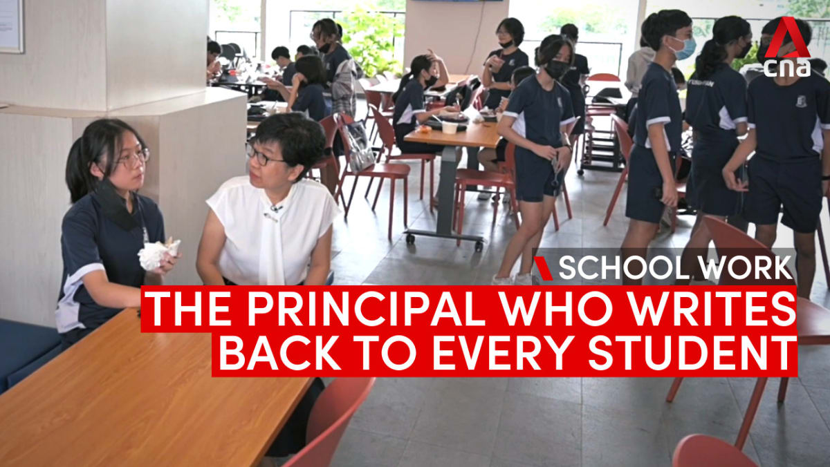 School Work: The principal who writes back to every student | Video - CNA