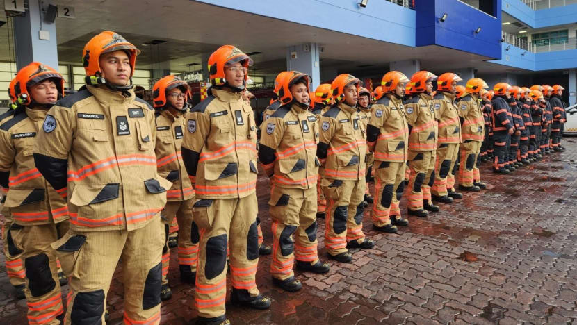 New SCDF firefighting suit reduces heat stress, improves flame ...