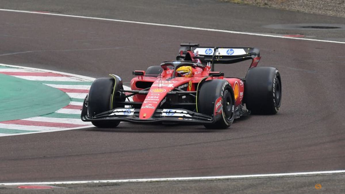 Hamilton makes track debut for Ferrari - CNA