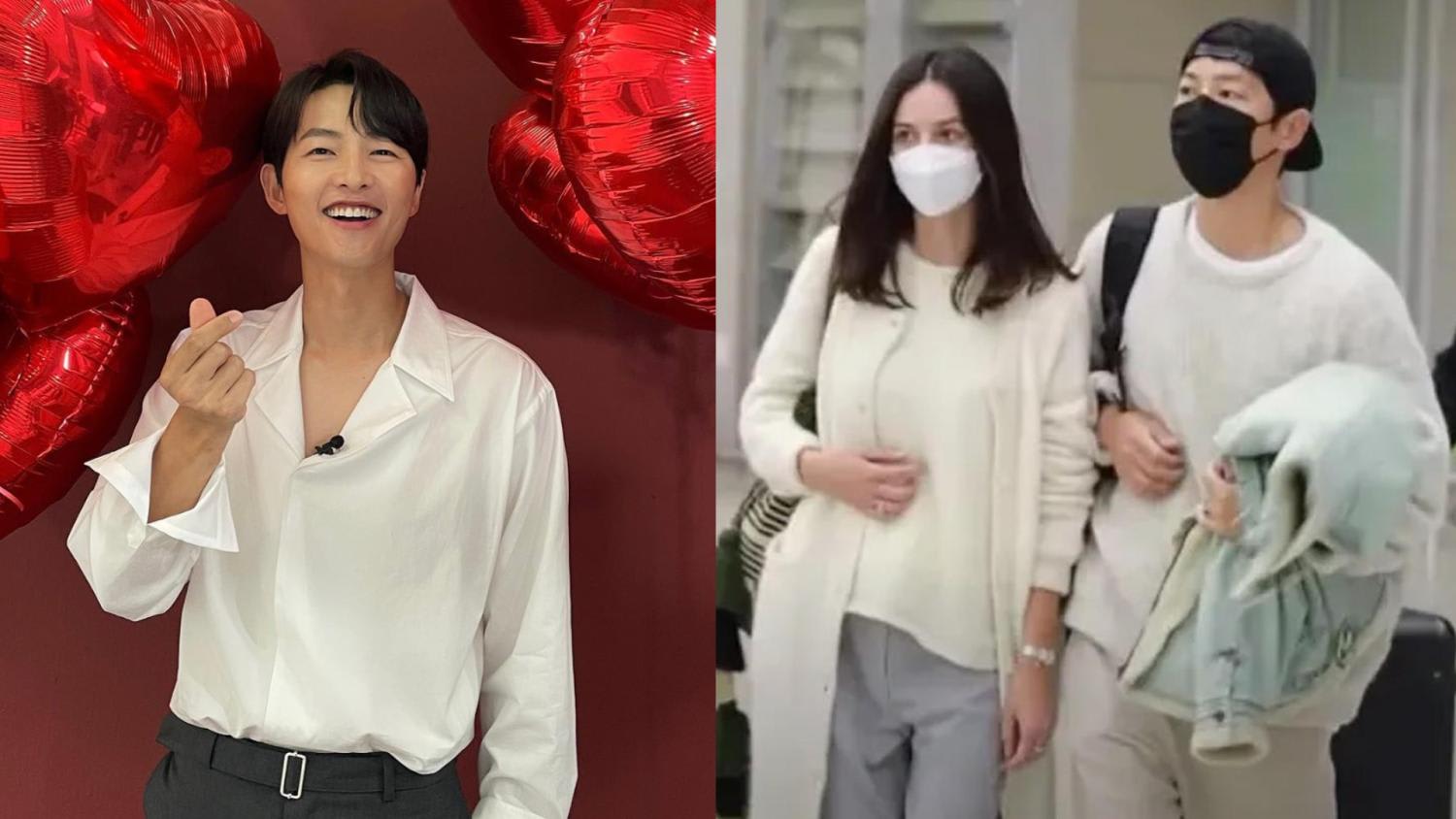 Song Joong Ki Announces Marriage To Girlfriend Katy Louise Saunders, Who Is Pregnant With Their ...