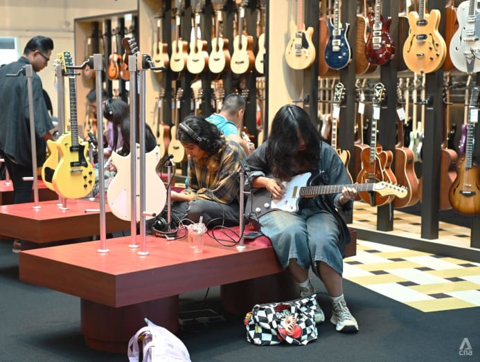 We checked out Swee Lee Clarke Quay: Vinyl listening stations, cafe ...