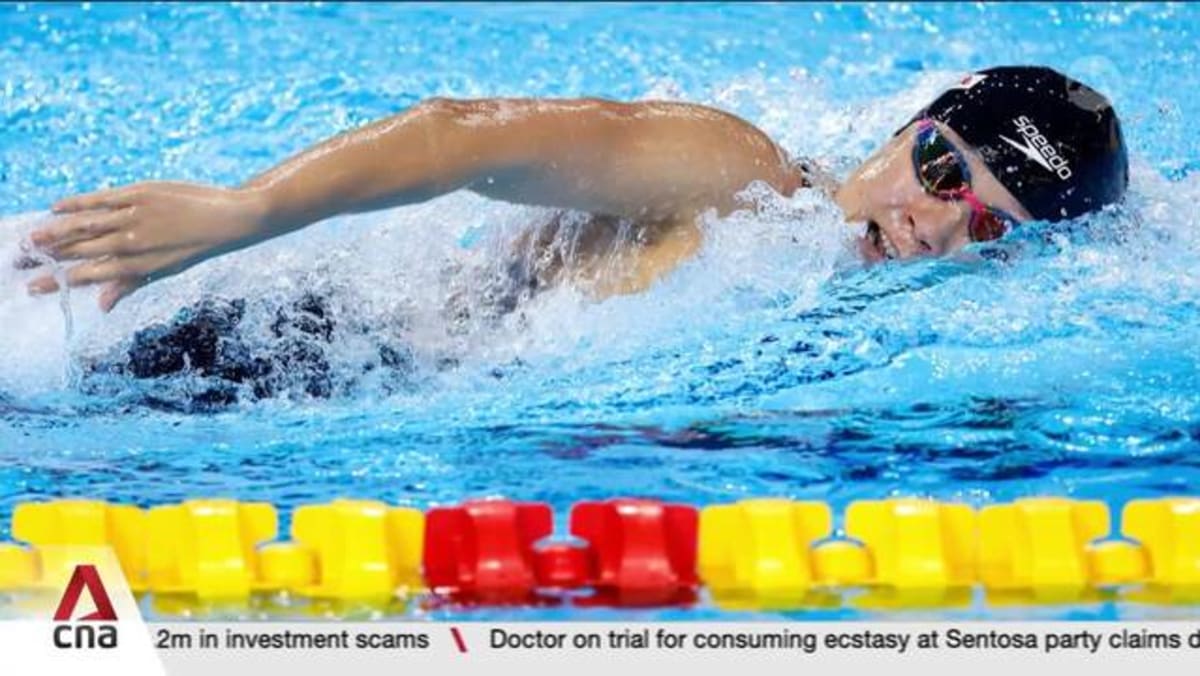 S'pore's Gan Ching Hwee sets new 1,500m freestyle national record to ...