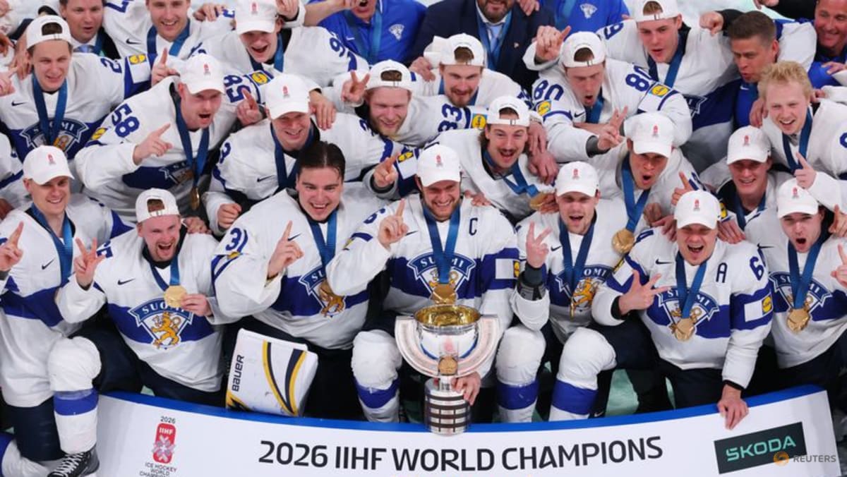 Ice hockey-Helenius is the hero as Finland beat Swiss in world final - CNA
