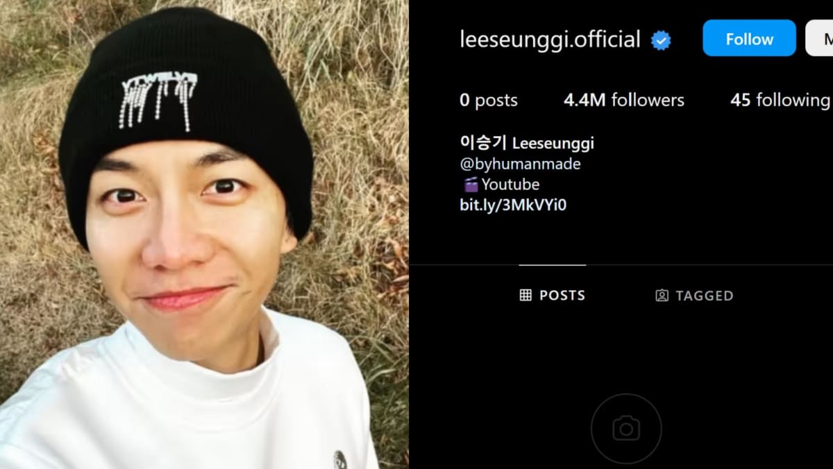 Korean actor Lee Seung-gi deletes all his Instagram posts and profile ...