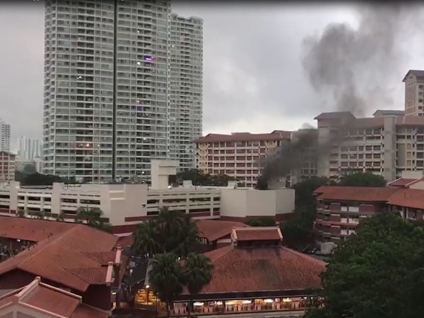 Fire at Bishan carpark caused by ‘discarded items’ - TODAY