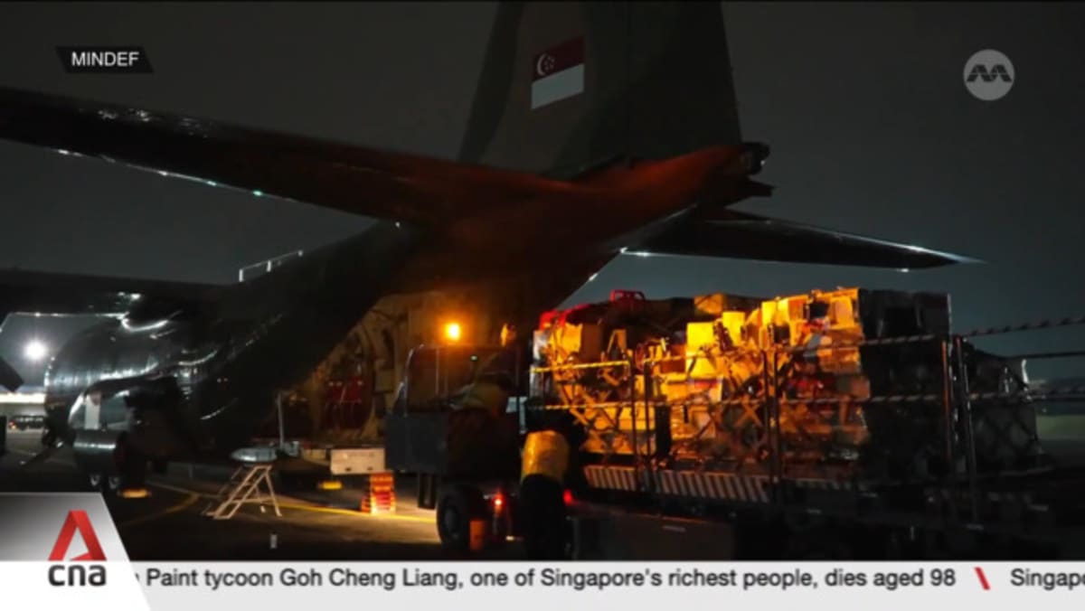 Humanitarian aid to Gaza: SAF to deliver 9th tranche through airdrop - CNA