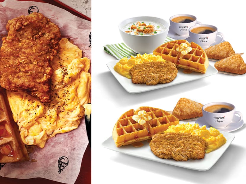 how to make kfc waffles