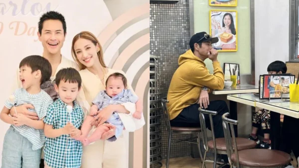 Kevin Cheng, 54, called a 'good father' for not looking at his phone ...