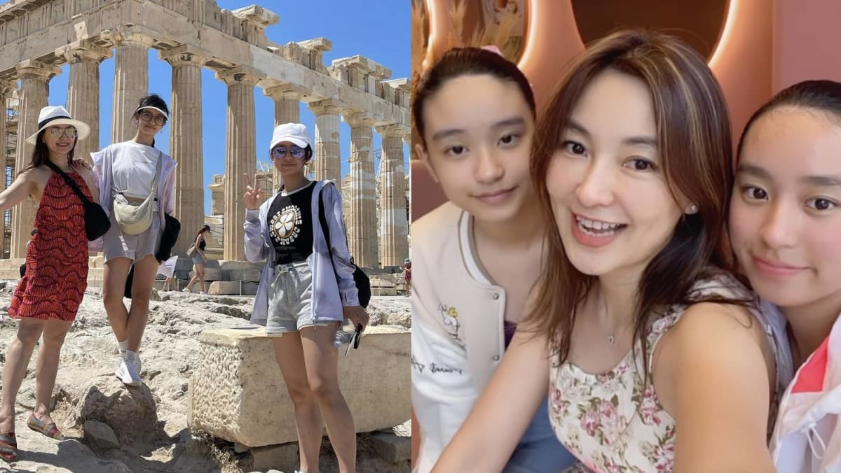 Ex Mediacorp Actress Florence Tan And Her Twin Daughters Travelled To ...