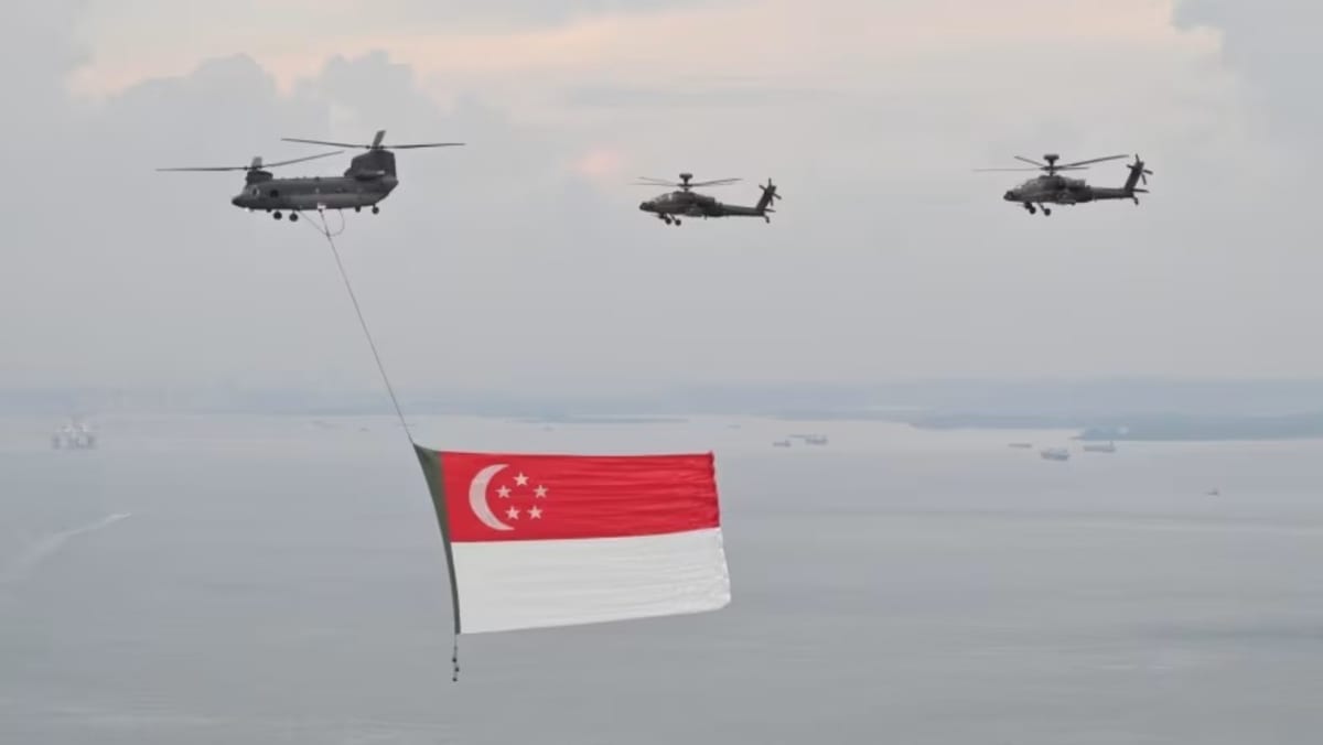 NDP 2025: Terbang lalu bendera di kawasan perumahan; pertunjukan udara ...