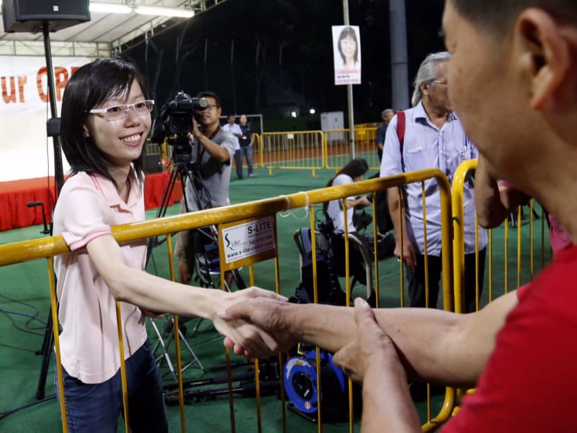 Gallery: Independent candidate Han Hui Hui holds her first GE2015 rally ...