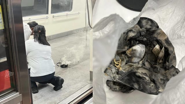 行动电源地铁内自爆 SMRT：650名乘客安全下车 - 8world