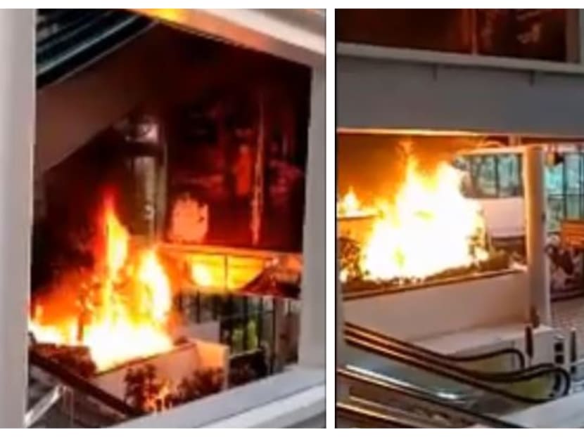 Landscaping at Genting Highlands mall catches fire, no one injured - TODAY