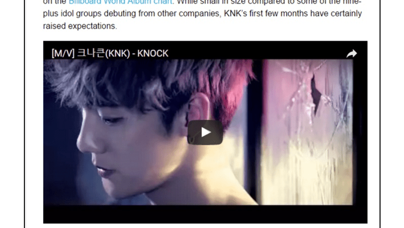 KNK Recognized by ′Billboard′ as a Top K-Pop Artist - 8days