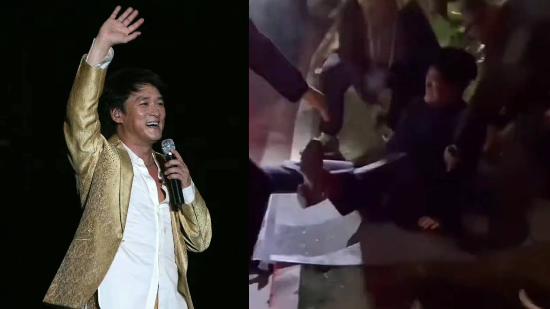 Wakin Chau, 63, Slips & Falls On Wet Ground After China Concert - 8days