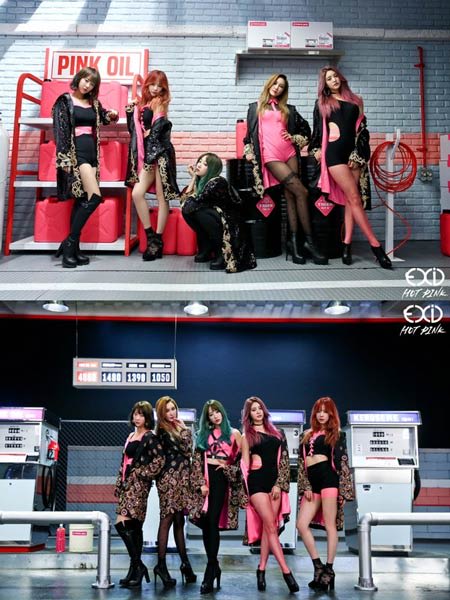 EXID Releases New Smokin′ Hot Pink Teasers - 8days