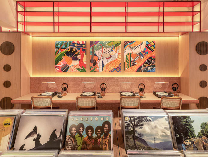 We checked out Swee Lee Clarke Quay: Vinyl listening stations, cafe ...